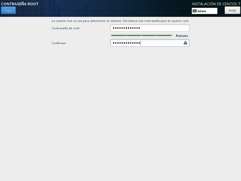 Manual de Instalación de un Servidor CentOS 7