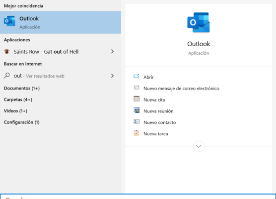 Configuración de cuentas de correo Nettix con Outlook 2019 en Windows 10