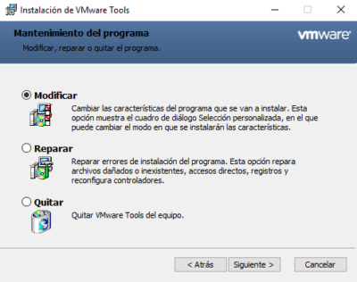 INSTALANDO VMWARE TOOLS DE VMWARE EN WINDOWS